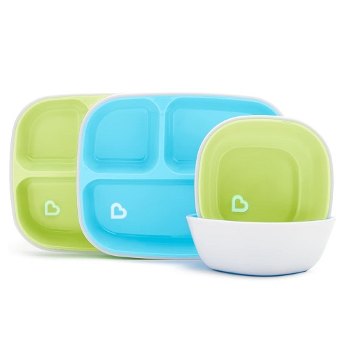 Munchkin – cutlery set – Blue/Green - Mybabykw